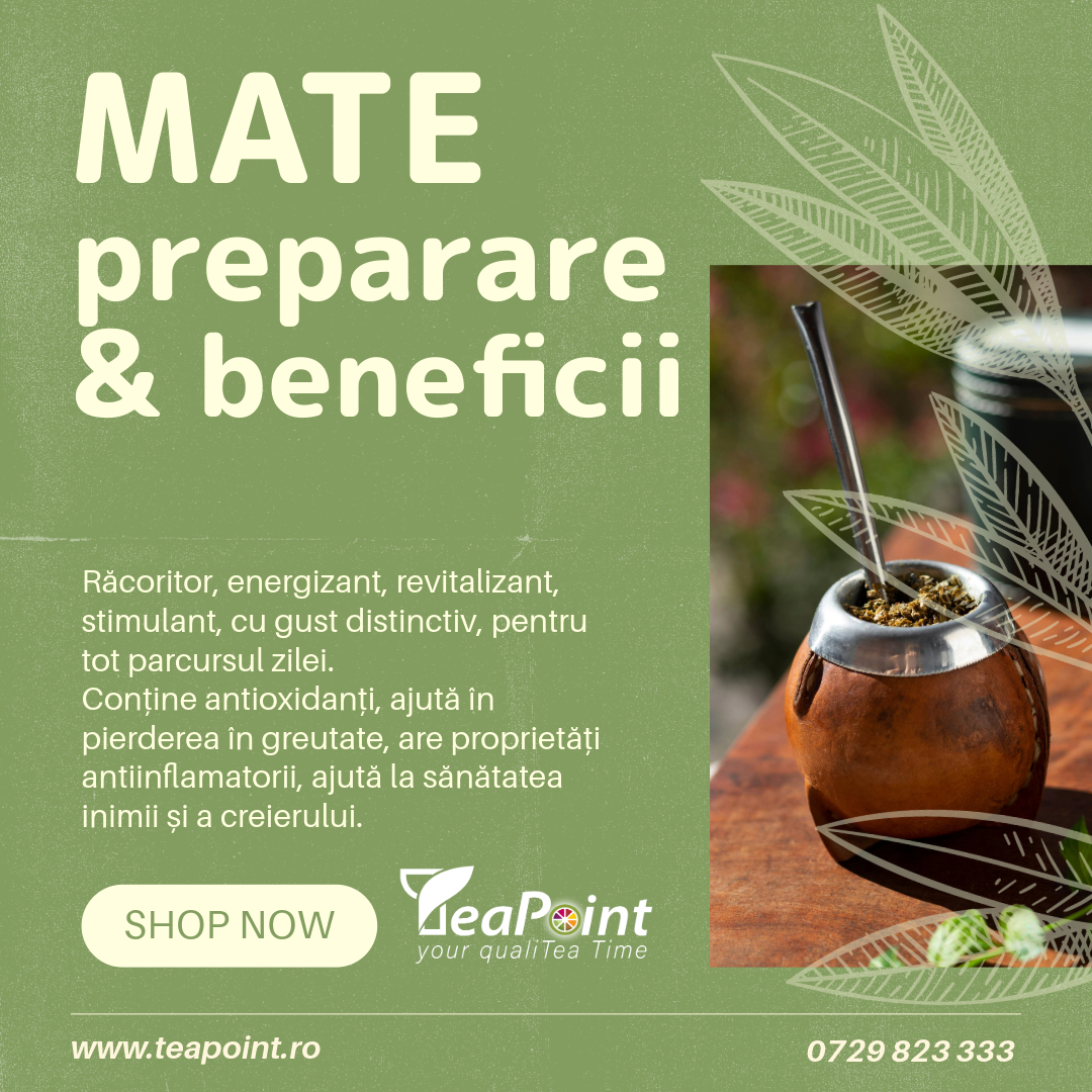 Preparare MATE și beneficii - TeaPoint